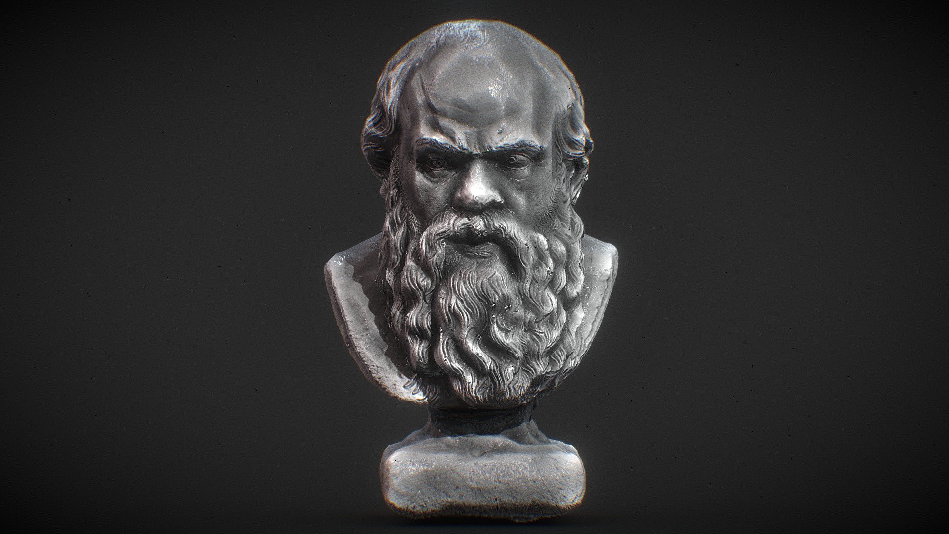 Socrates Bust - Download Free 3D model by Onur (@onurpearl) [ec419f2 ...