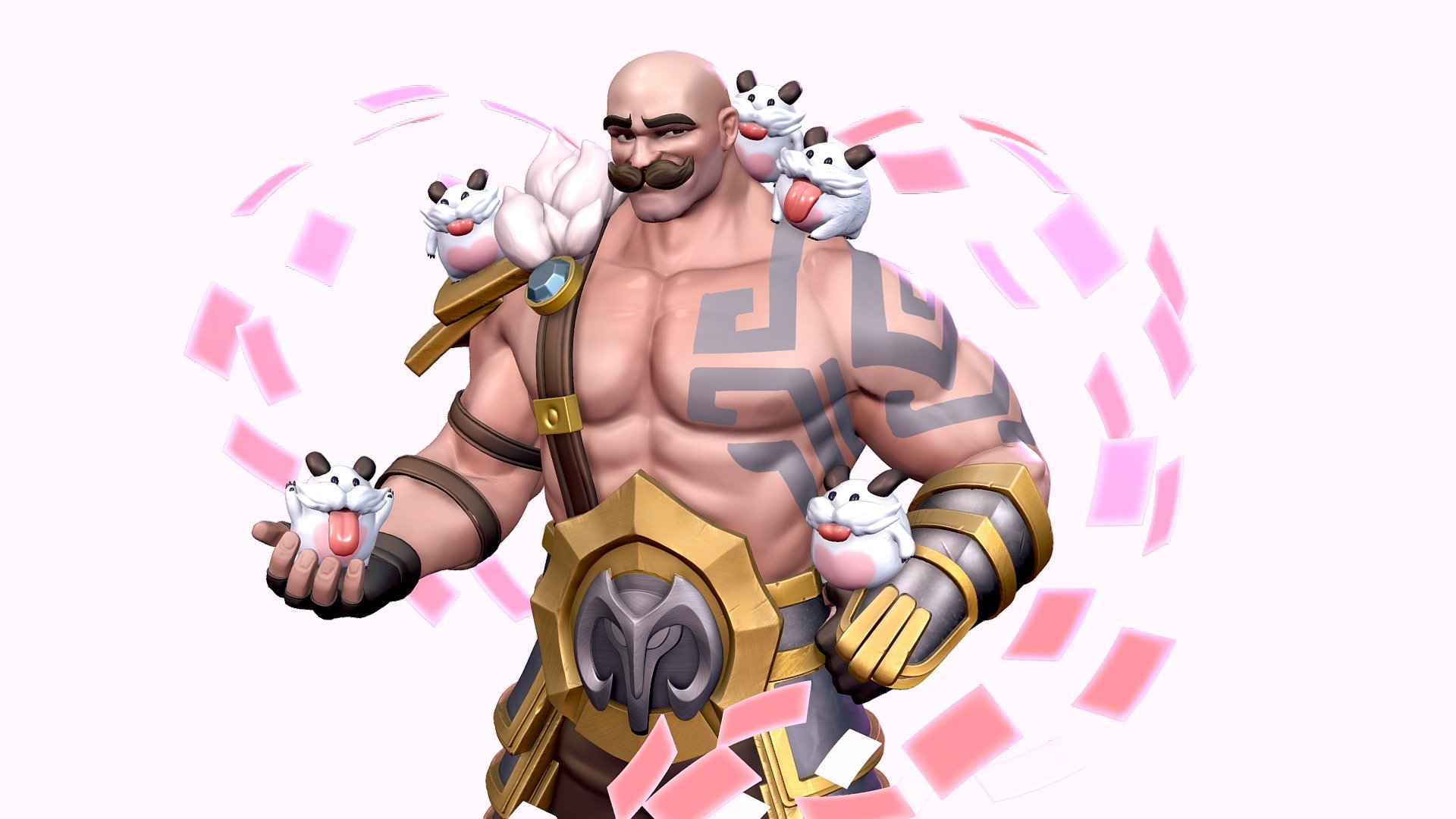 Braum - 3D model by Nicolas Neve (@NicolasNeve) [ec42ea4] - Sketchfab