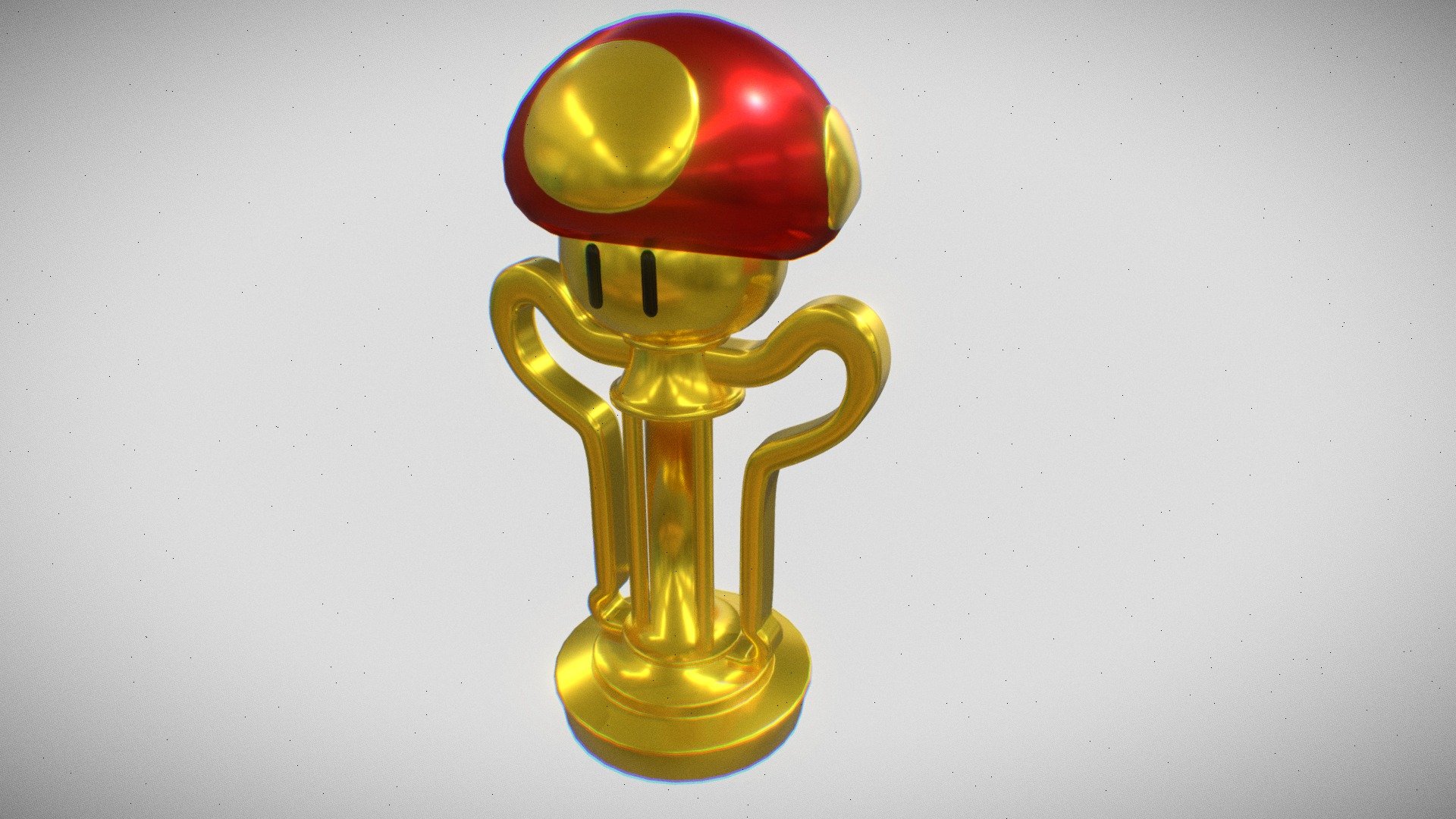 Mario Kart Trophy - Download Free 3D model by oleonardofischer [ec44935 ...