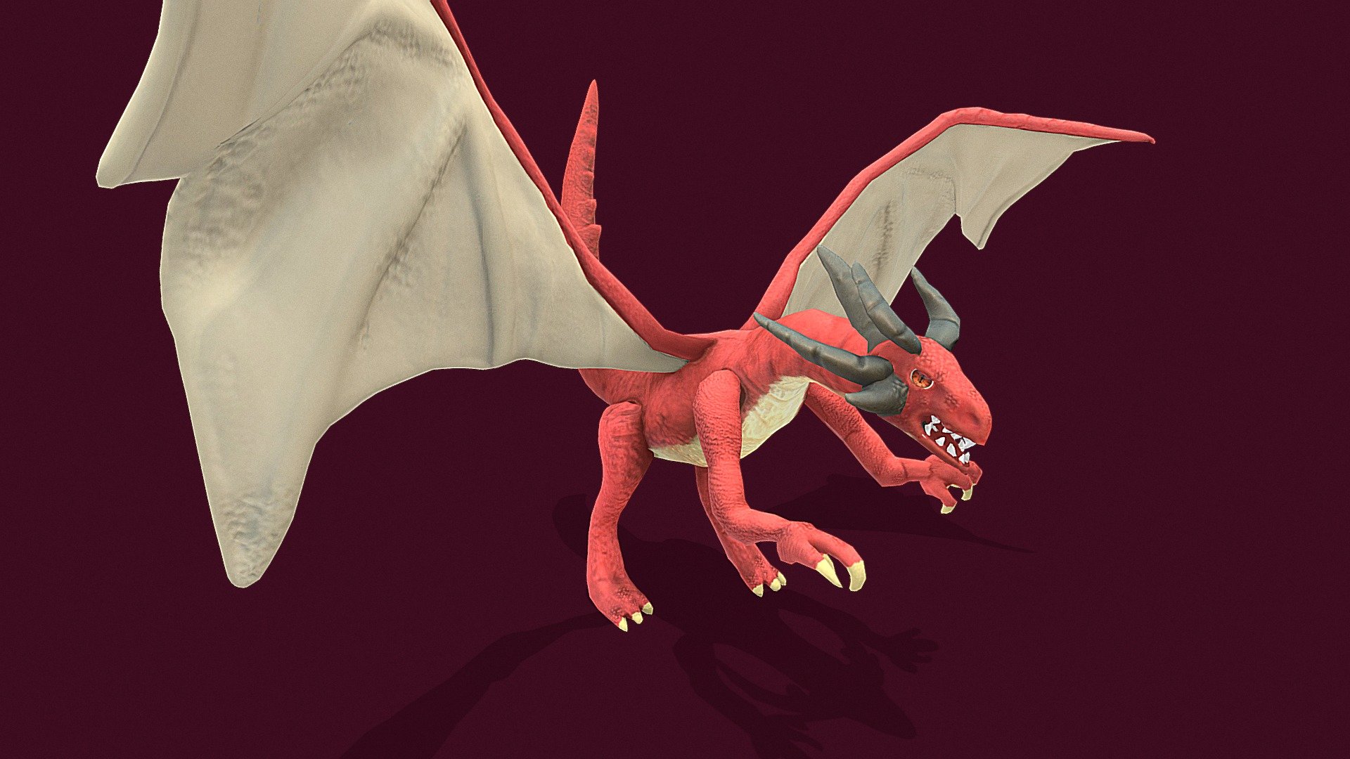Dragon - Download Free 3D model by dartuchiwa [ec44b22] - Sketchfab