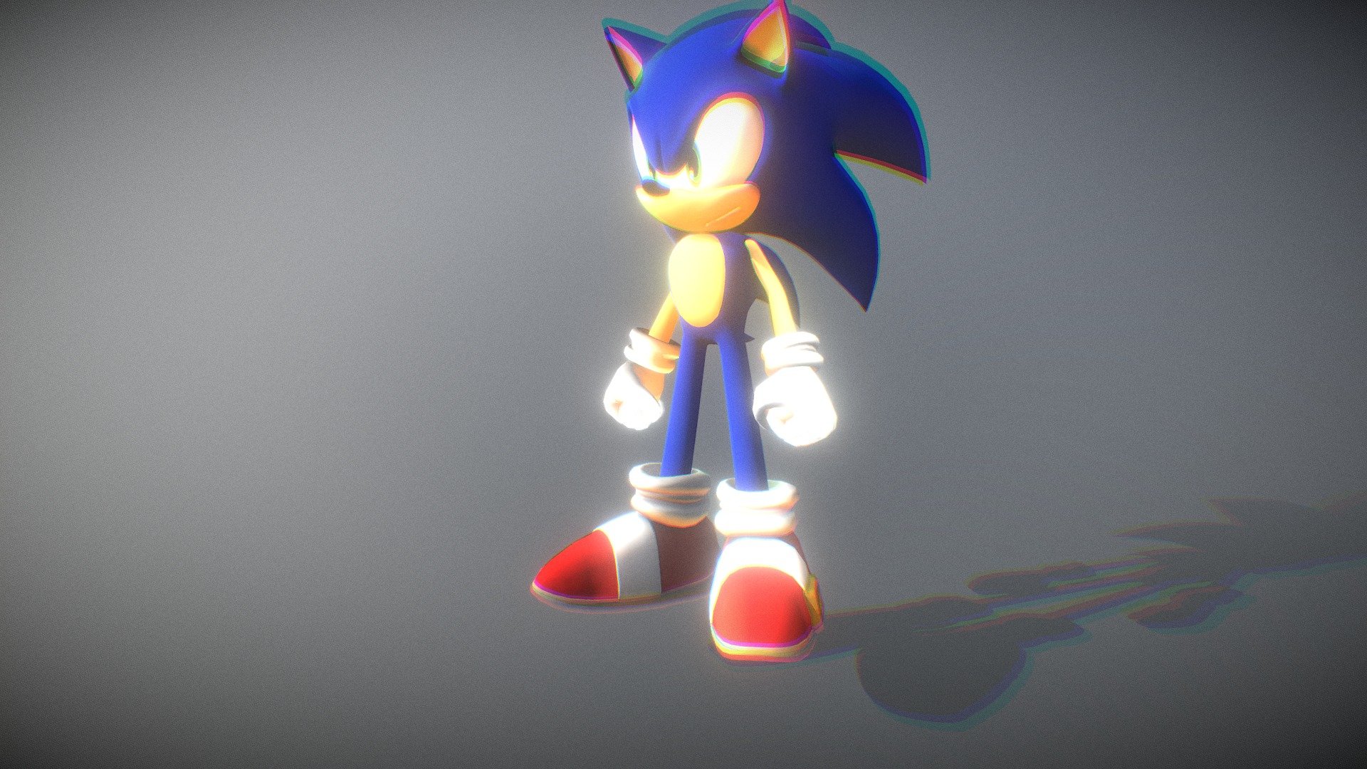 Sonic-HD - 3D model by coolguy125 [ec45423] - Sketchfab