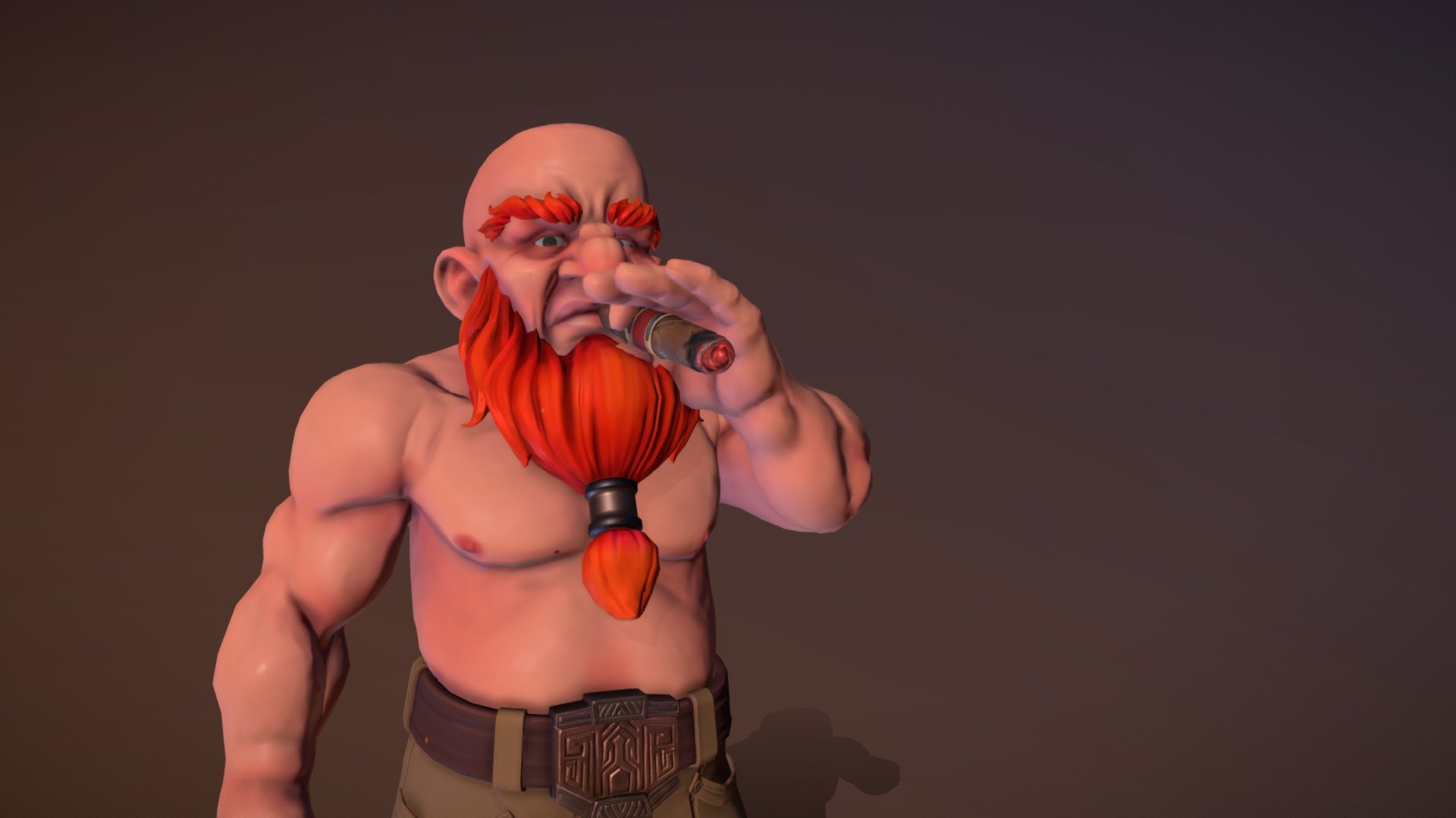 Dwarf - 3D model by tserkovnikovi [ec45d86] - Sketchfab