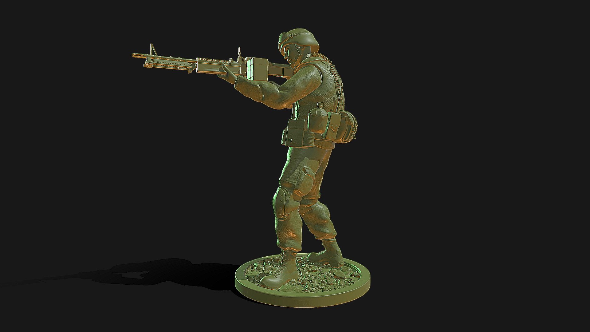 75th Ranger Firing Rifle - US Army - Buy Royalty Free 3D model by Viky ...