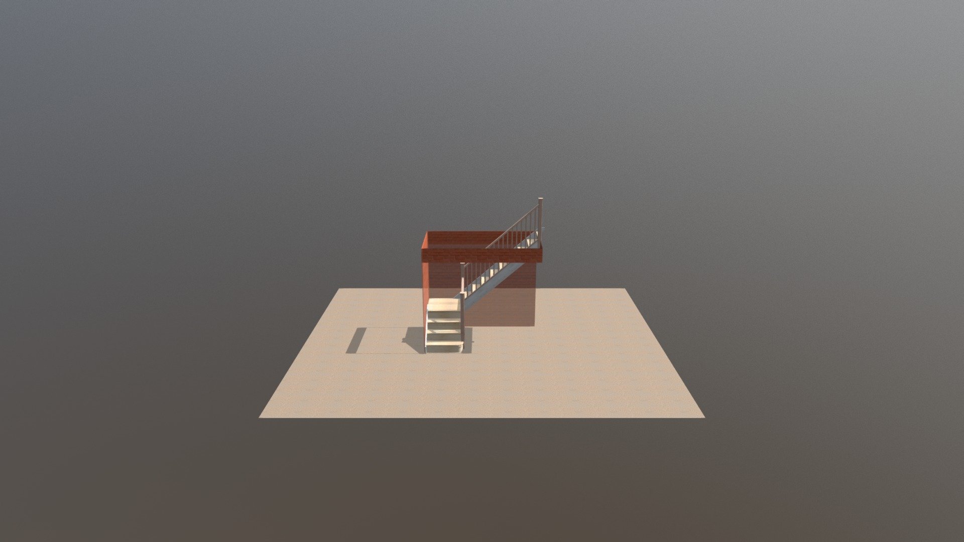 Stair Layout C - 3D model by Simon Jessop (@sjessop) [ec467df] - Sketchfab