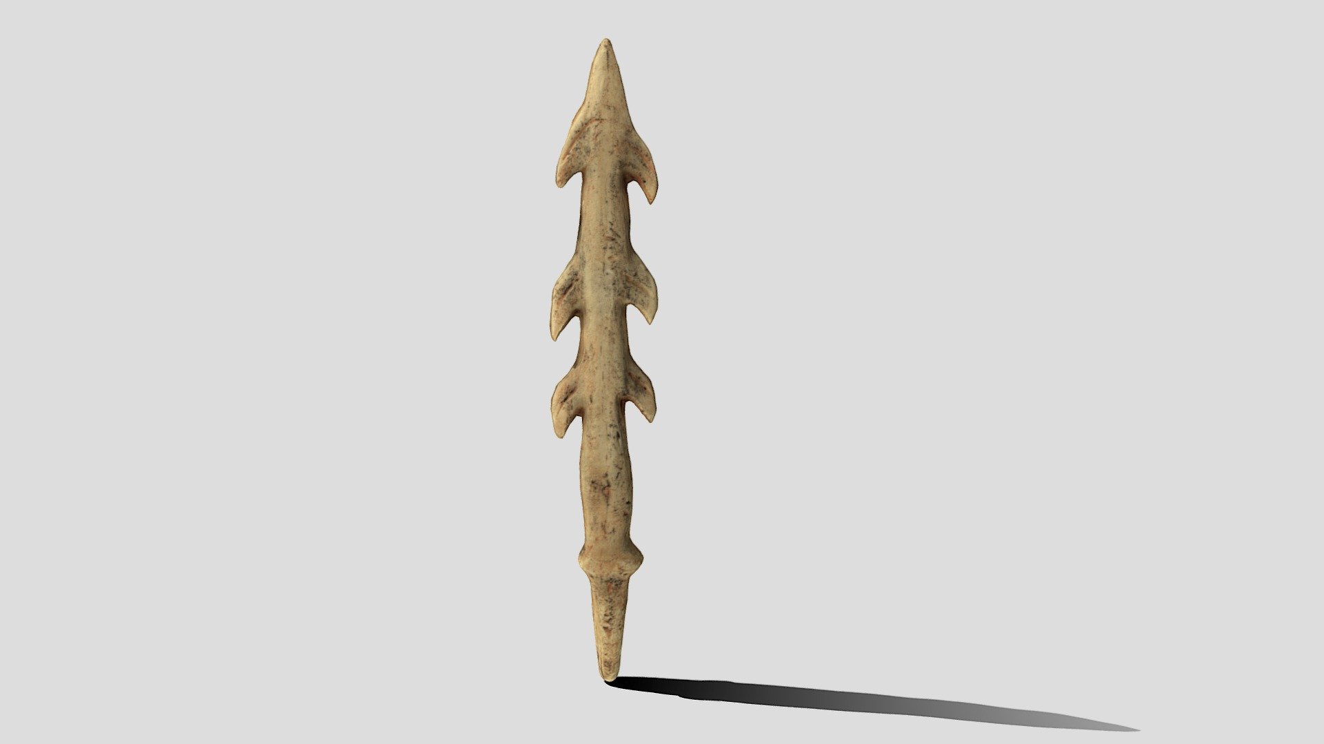 ARPON PALEOLITICO - PALEOLITHIC HARPOON - 3D model by Paleomac ...