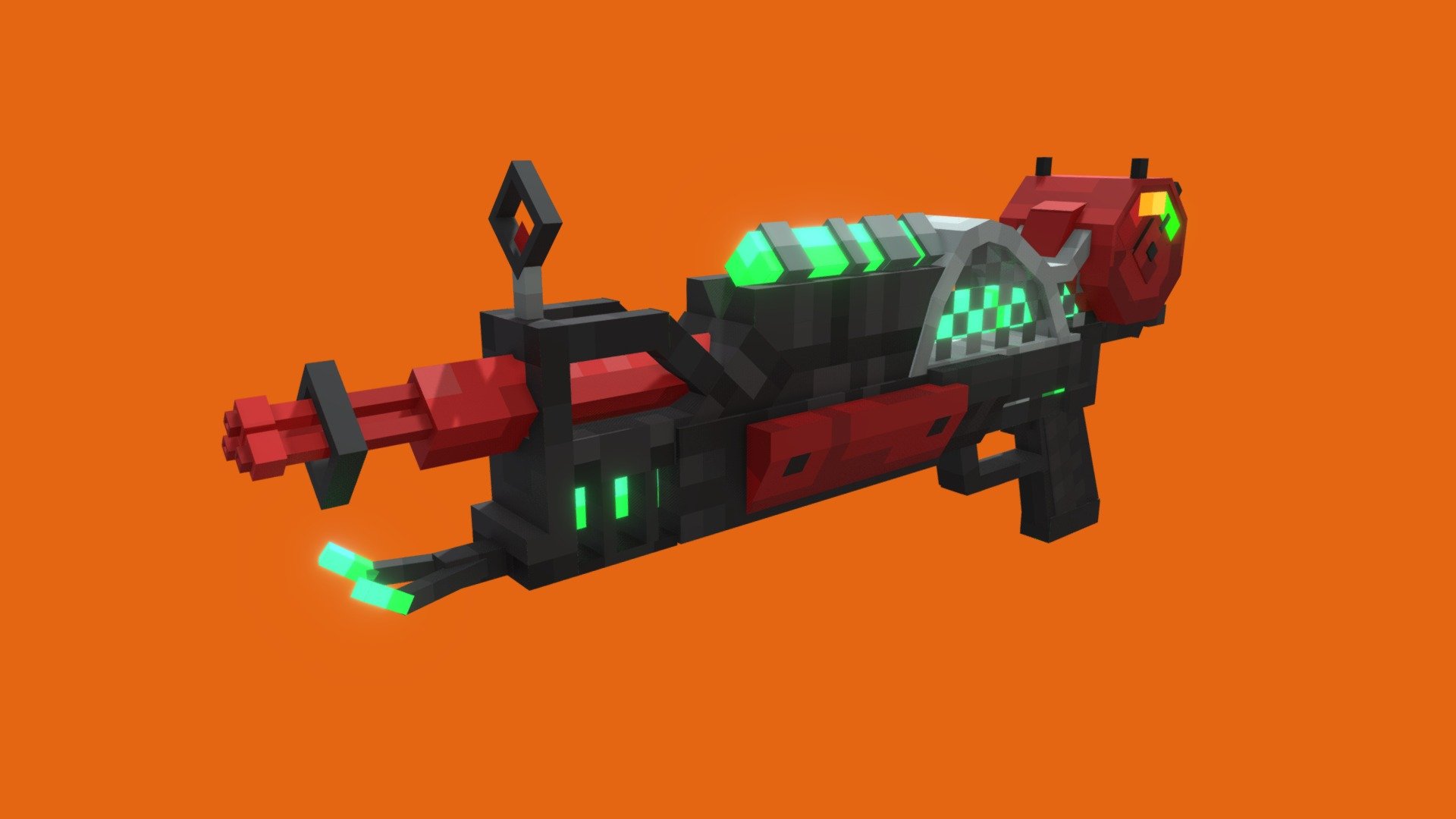 Ray Gun Mark II - 3D model by Filbyte [ec4b251] - Sketchfab