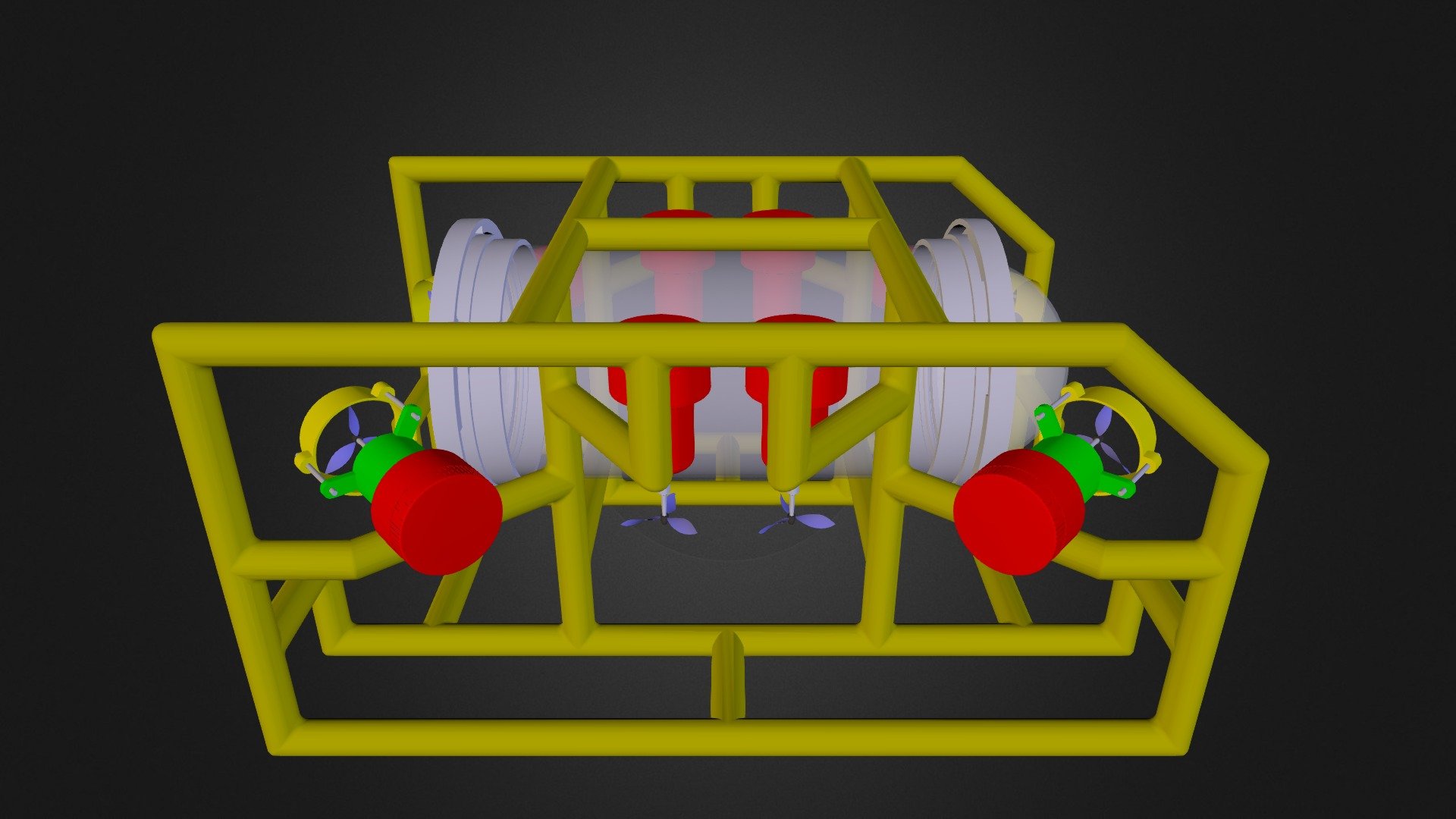 rov_2 - 3D model by RGUSubseaRobot [ec4bcbc] - Sketchfab