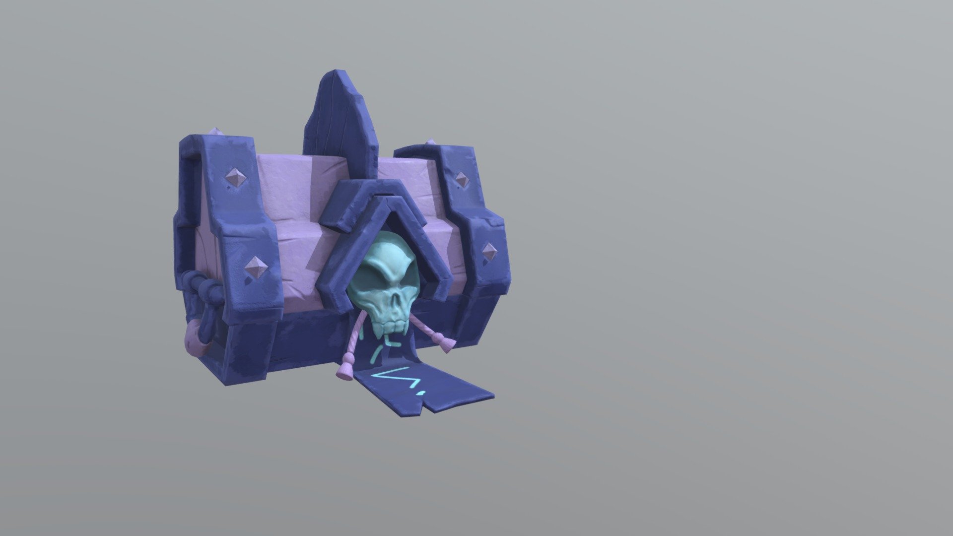 Stylized chest - 3D model by Eduardo Rezende (@eduardoo85) [ec4bf9f ...