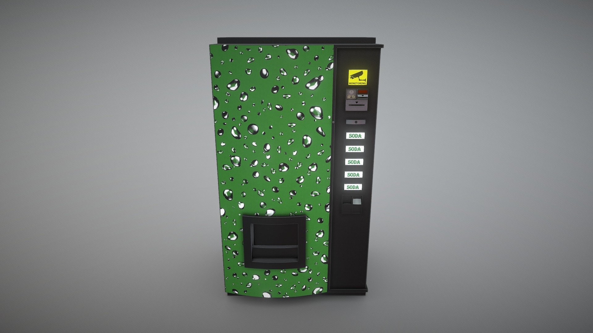 Soda Vending Machine PBR Low-poly 3D model - 3D model by daniel ...