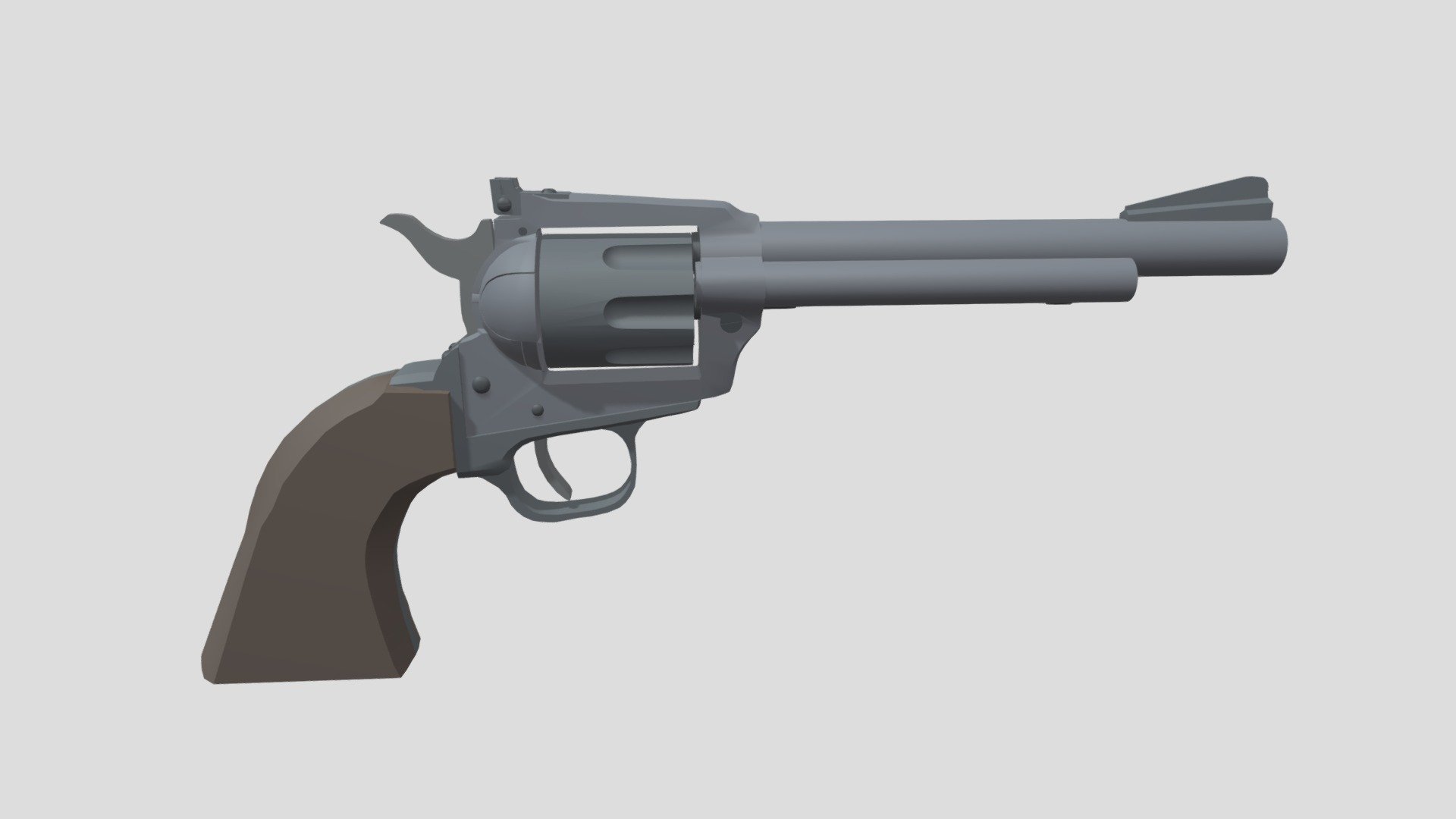 Colt New Frontier Revolver - Download Free 3D model by calico16 ...