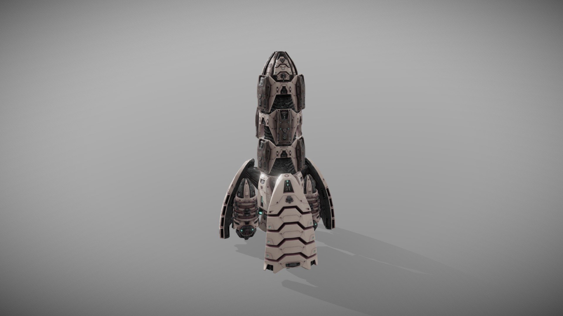 Space Rocket - Download Free 3D model by zguerrero [ec4ed88] - Sketchfab