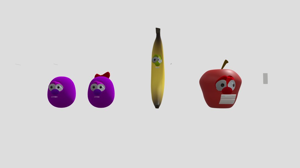 Veggietales - A 3D model collection by DaveFri17 - Sketchfab
