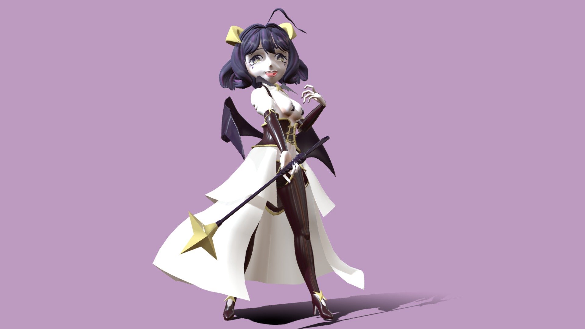 マジアベーゼ (Magia Baiser) - 魔法少女にあこがれて FAN ART - 3D model by horse_water ...