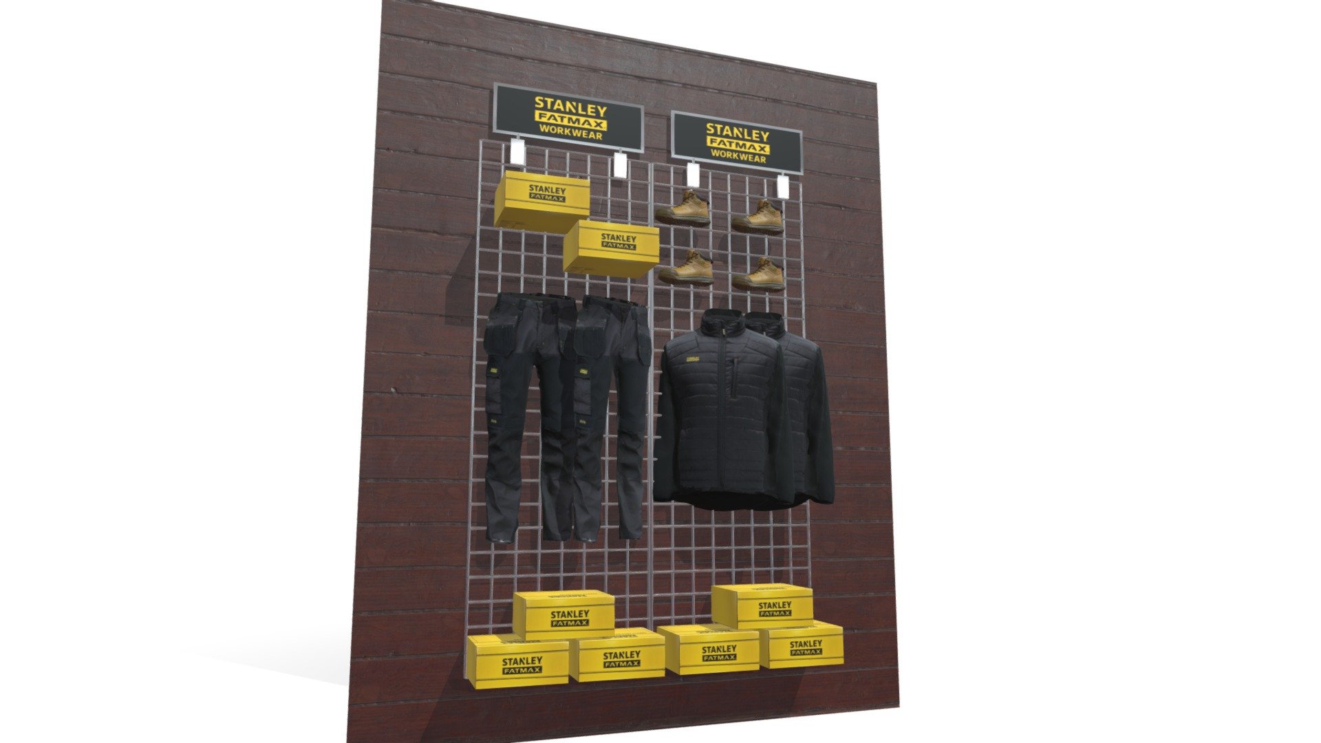 Gridwall_wall - 3D model by Toolsaver [ec51aaa] - Sketchfab