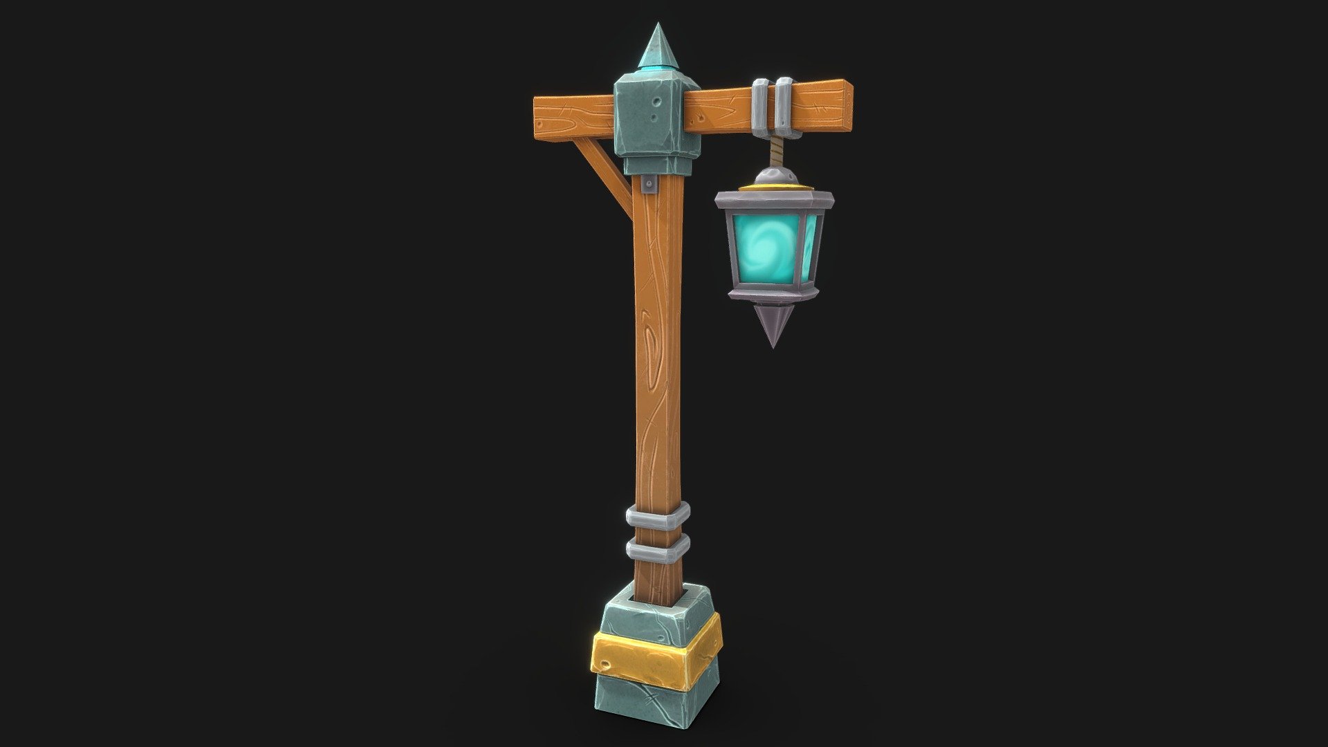 Stylized Graveyard lantern - Buy Royalty Free 3D model by MarcRojas ...