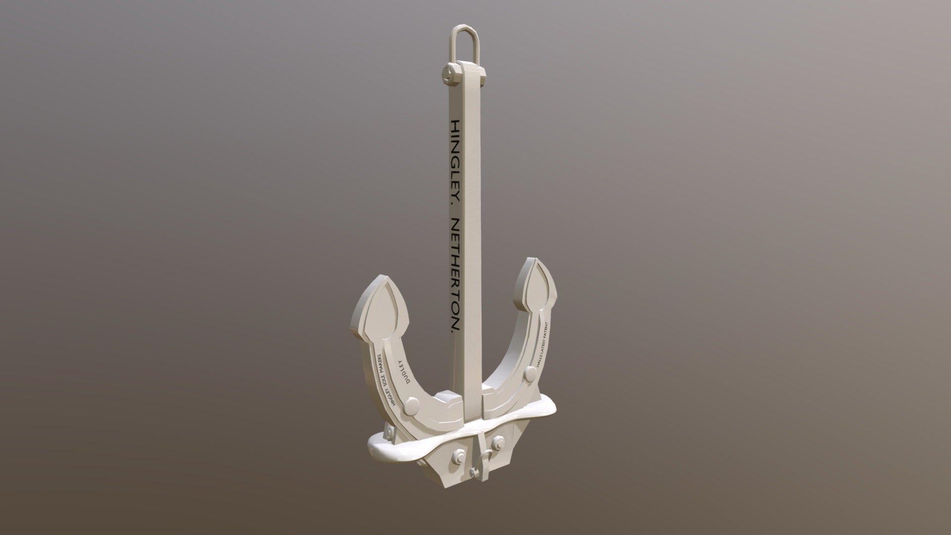 Hingley anchor white - Buy Royalty Free 3D model by Thomas Binder ...