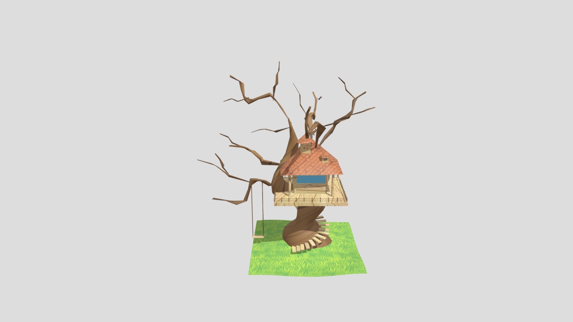 Tree House - 3D model by aleksandran218 [ec55e16] - Sketchfab
