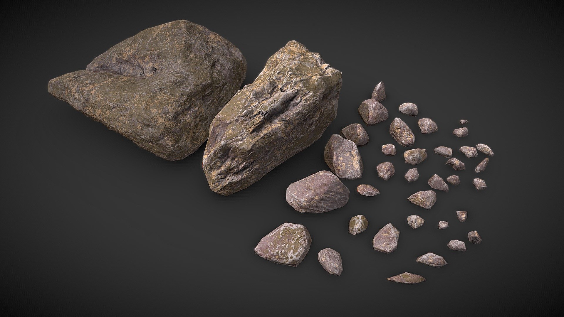 Stones - Buy Royalty Free 3D model by Realtime (@gipapatank) [ec57e1d ...