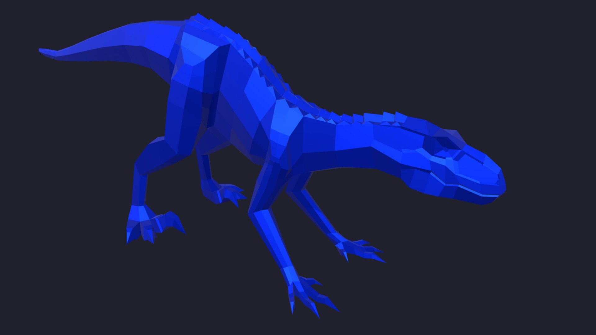 Indoraptor low-poly - 3D model by diegoliks [ec59267] - Sketchfab
