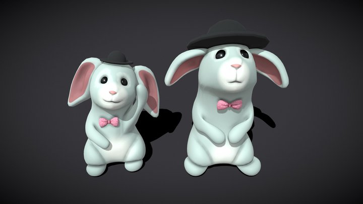 Rabbits 3D models - Sketchfab