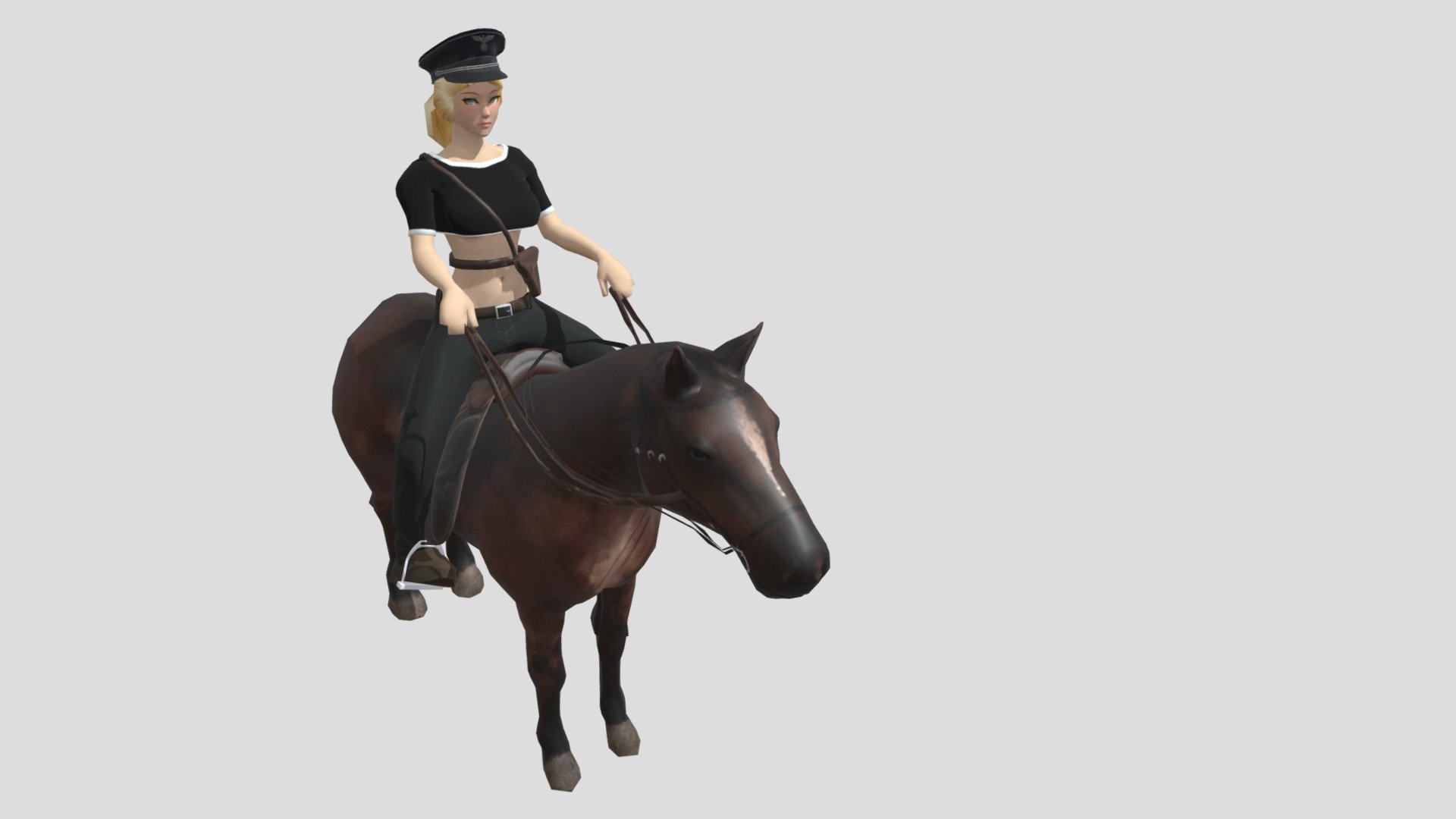 Female Rider - Download Free 3D model by novusod [ec5c683] - Sketchfab