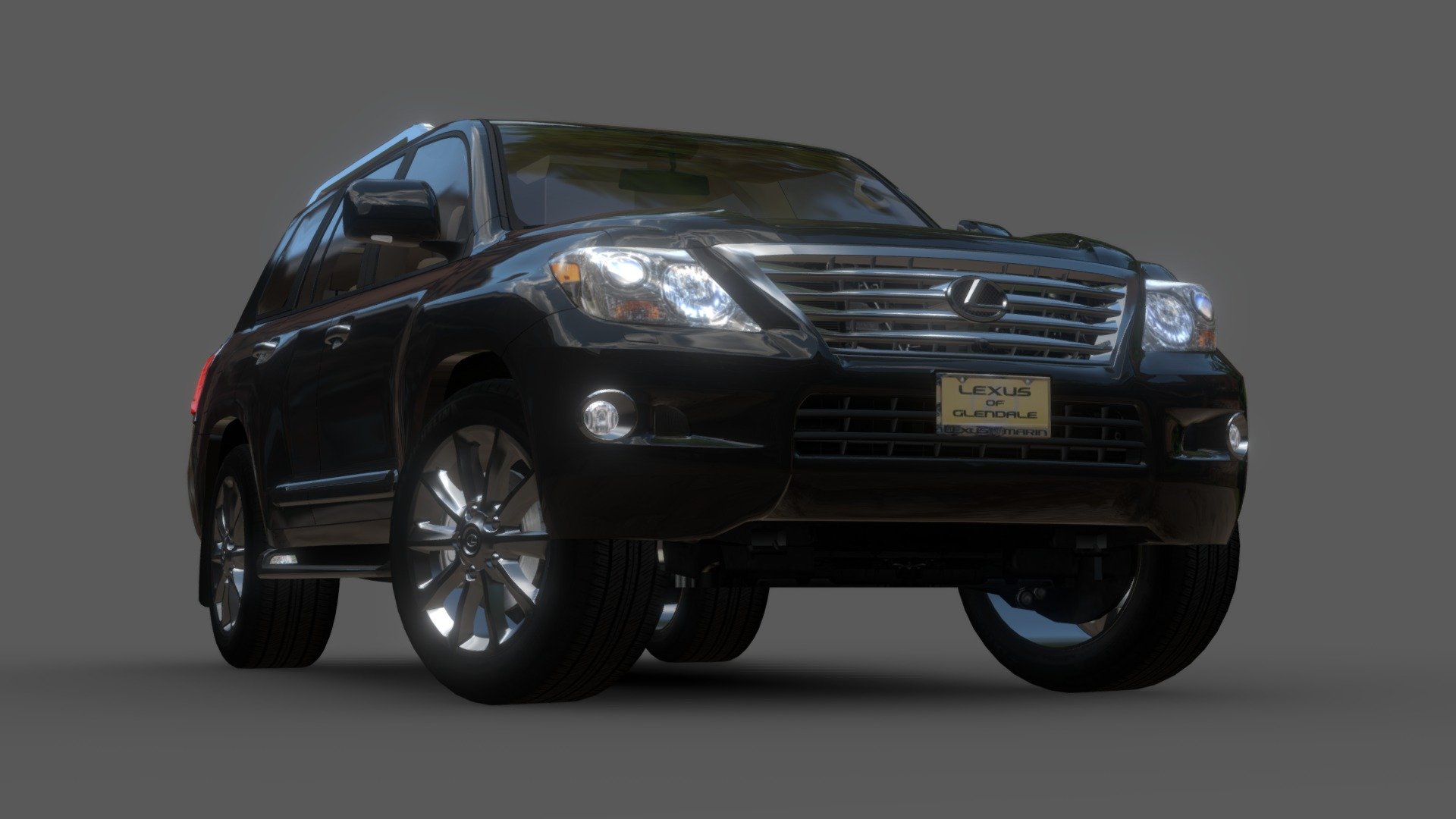 Lexus LX570 (2011) 3D Model - 3D model by Đào Minh Đức (@dmd_hn ...