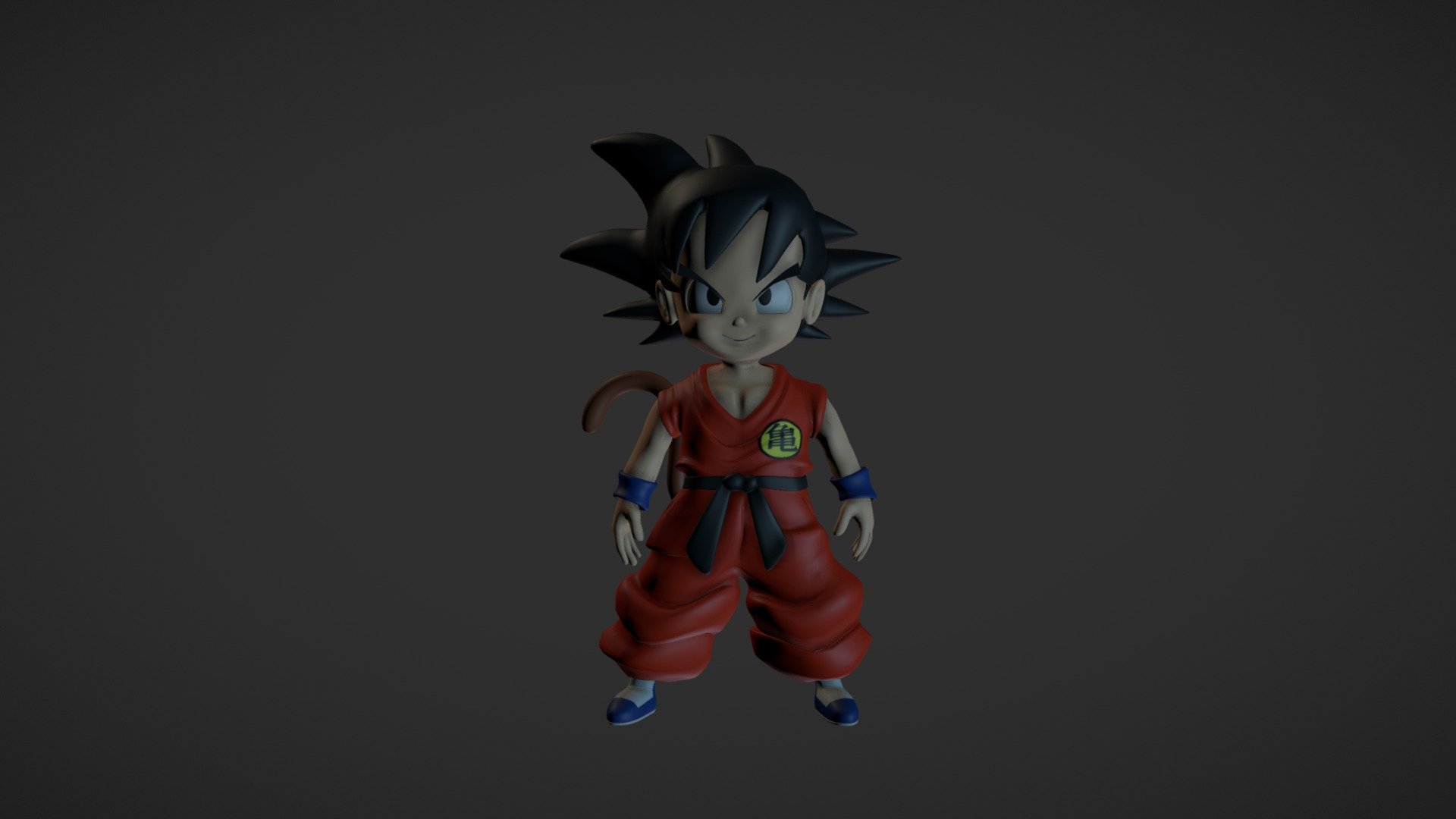 GOKU - 3D model by AgustinDiazBarroso [ec5ed6a] - Sketchfab