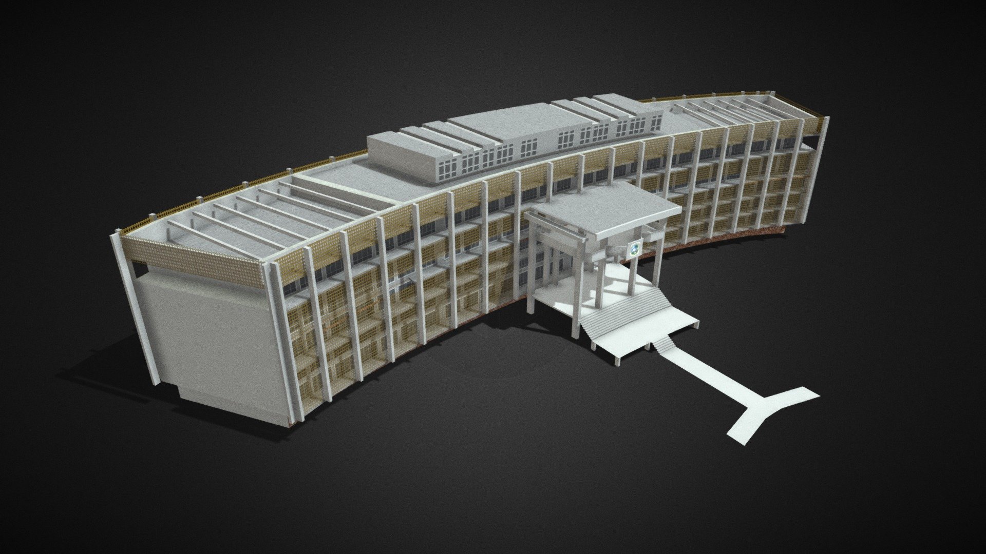 MX145 / The Executive Mansion - 3D model by Checo Mx. (@checomx ...