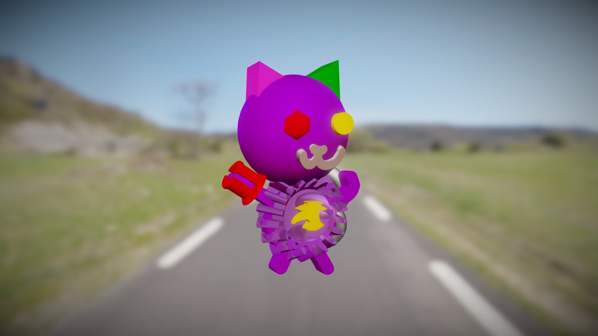 Machine Cat Character - Download Free 3D model by dadaproto ...