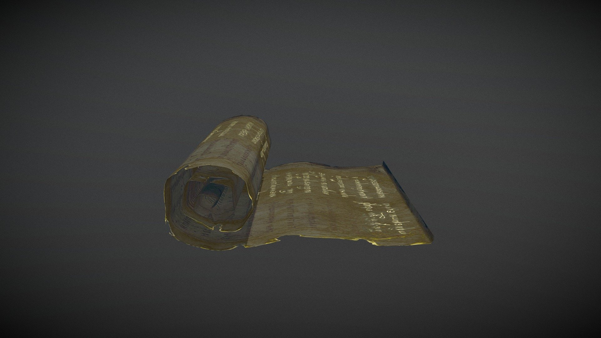 scroll - 3D model by karakumaw [ec61d3c] - Sketchfab