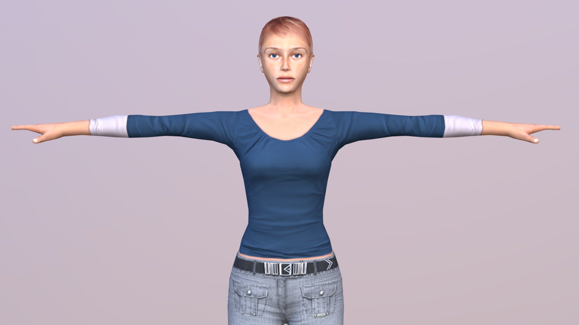 Woman 4 With 52 Animations 32 Morphs - Buy Royalty Free 3D model by ...