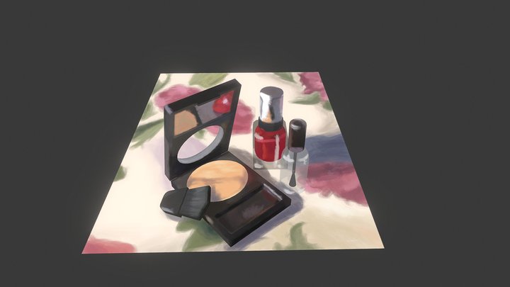 Makeup 3D models - Sketchfab