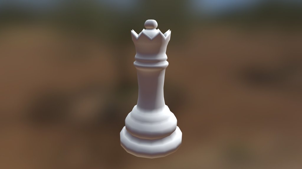 Chess Queen - 3D model by Joseph Branderhorst (@MrMufins) [ec682f9 ...