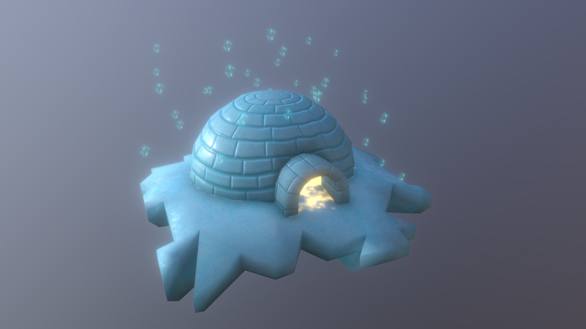 Igloo | 07 #3December 2018 - 3D model by anaroeto [ec69cab] - Sketchfab