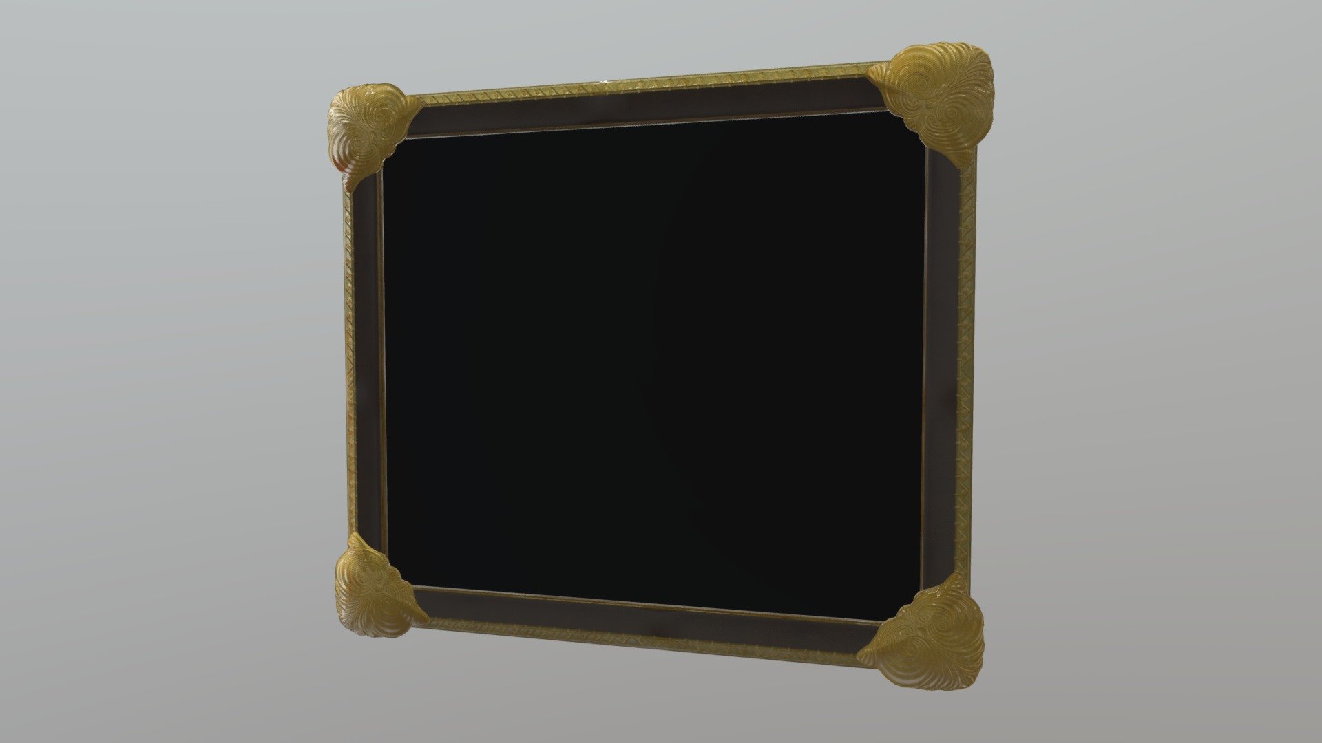 Leather Gold Frame - 3D model by BurnGameVen [ec6a9d1] - Sketchfab