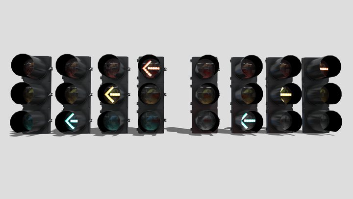 Trafficlight 3D models - Sketchfab
