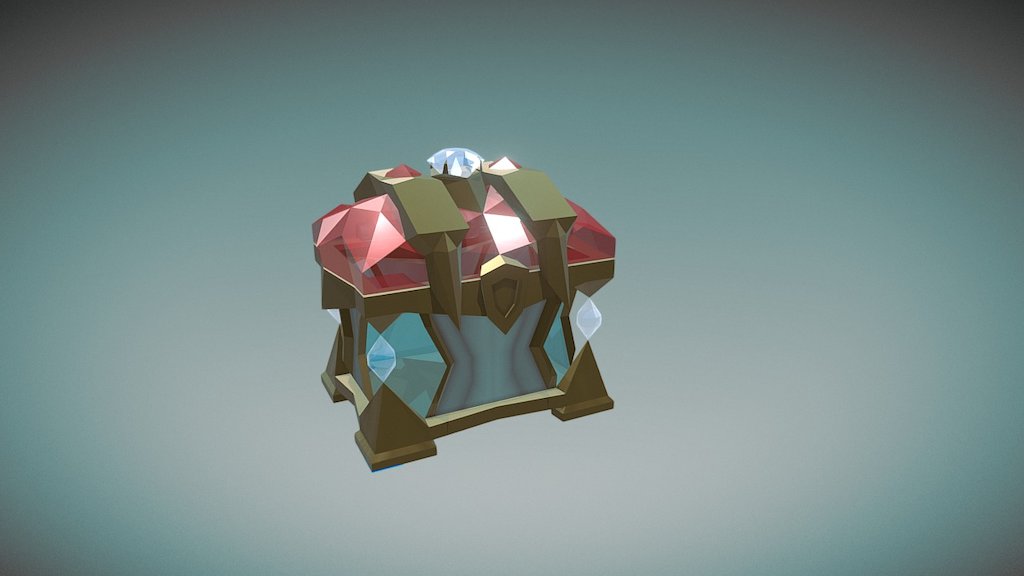 Ruby chest for The Forestale (game) - 3D model by Alekv [ec6f936 ...