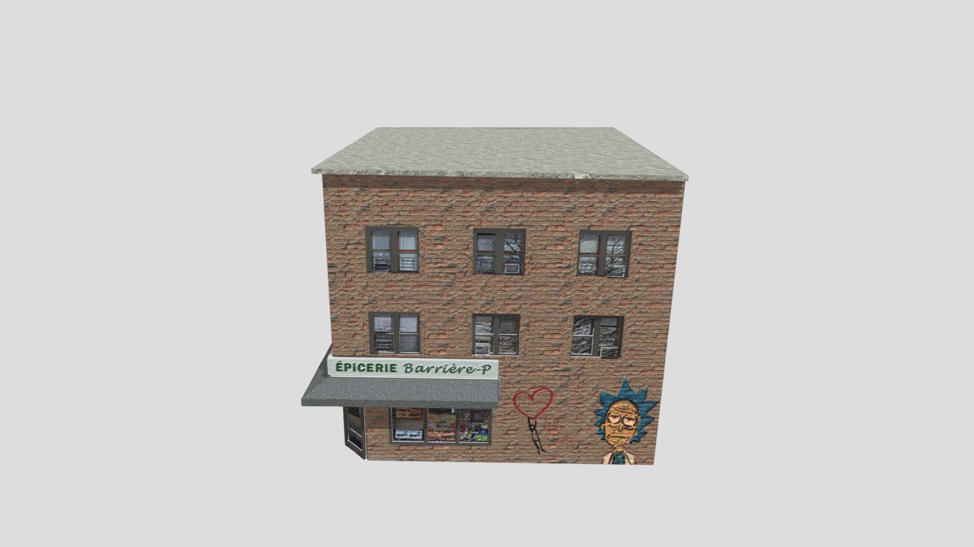 Barriere Palin M Demo Final - 3D model by myrianneB-P [ec70188] - Sketchfab