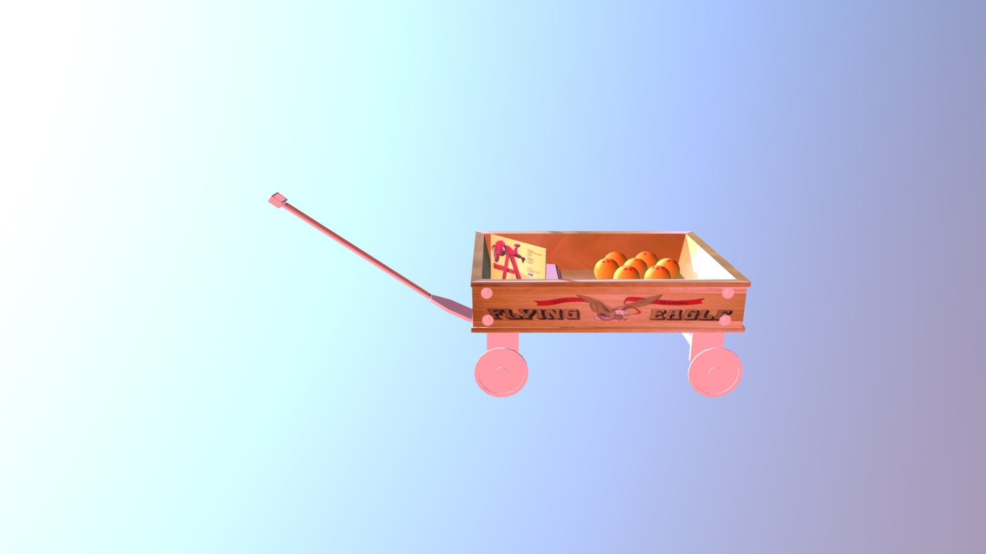 Red Wagon With Toys - 3D model by itz.dylan44 [ec71ace] - Sketchfab