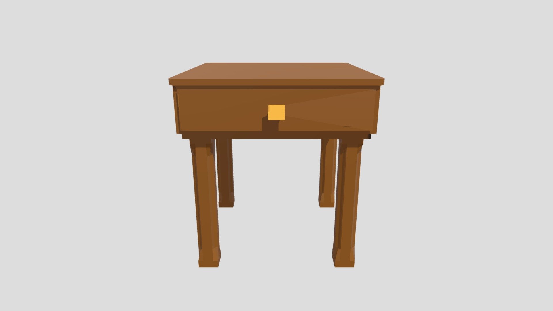 Low Poly, Old-Style End Table - Download Free 3D model by itslerm ...