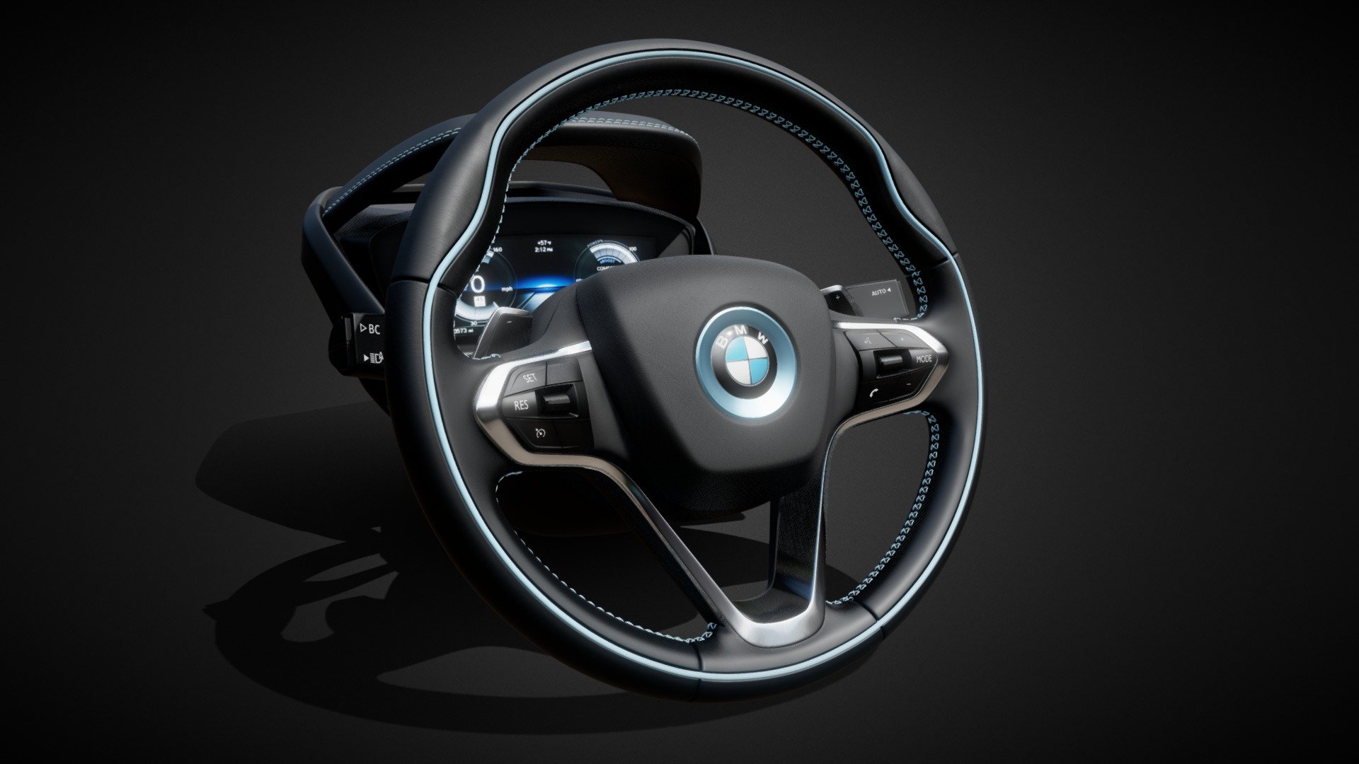 BMW steering wheel - Buy Royalty Free 3D model by BumpkinCZ [ec72d89 ...