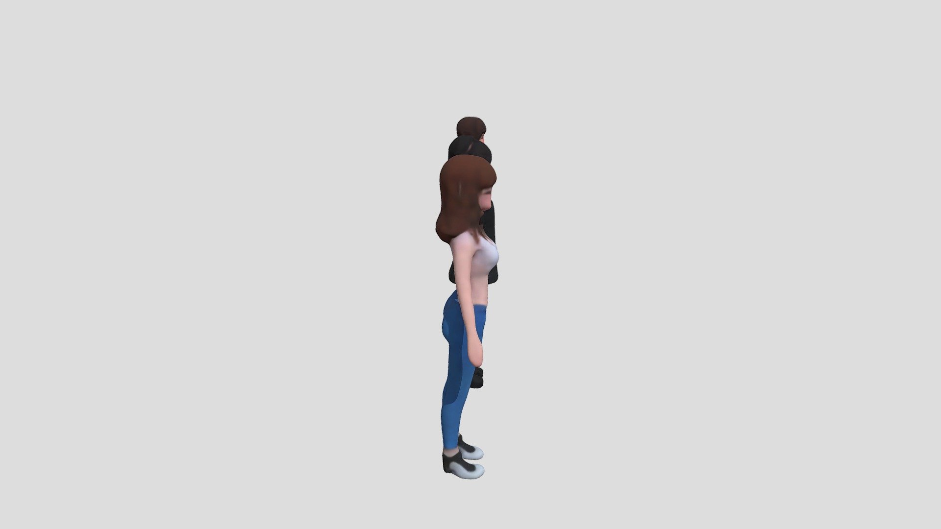 low-poly girls - Download Free 3D model by qw1nx1 [ec73320] - Sketchfab