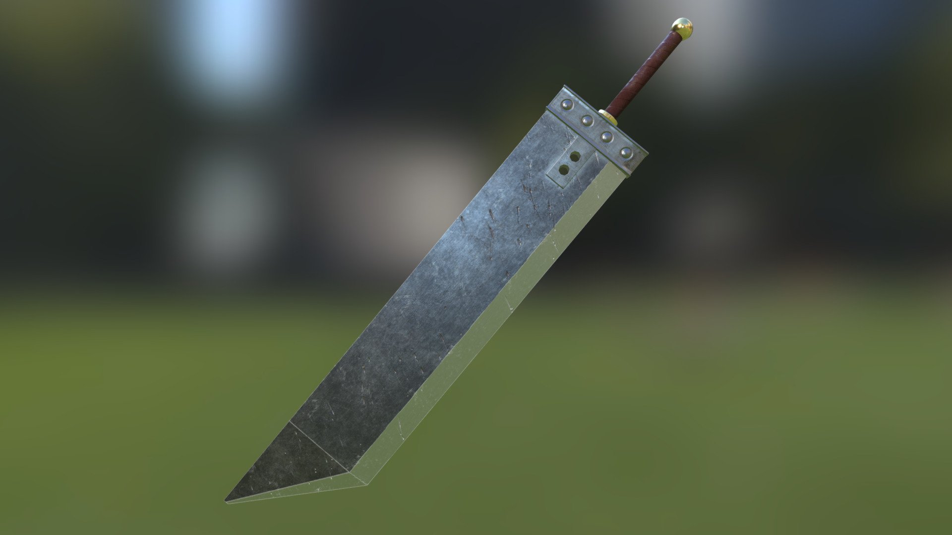 Buster Sword - 3D model by DilutedEgo [ec7424f] - Sketchfab
