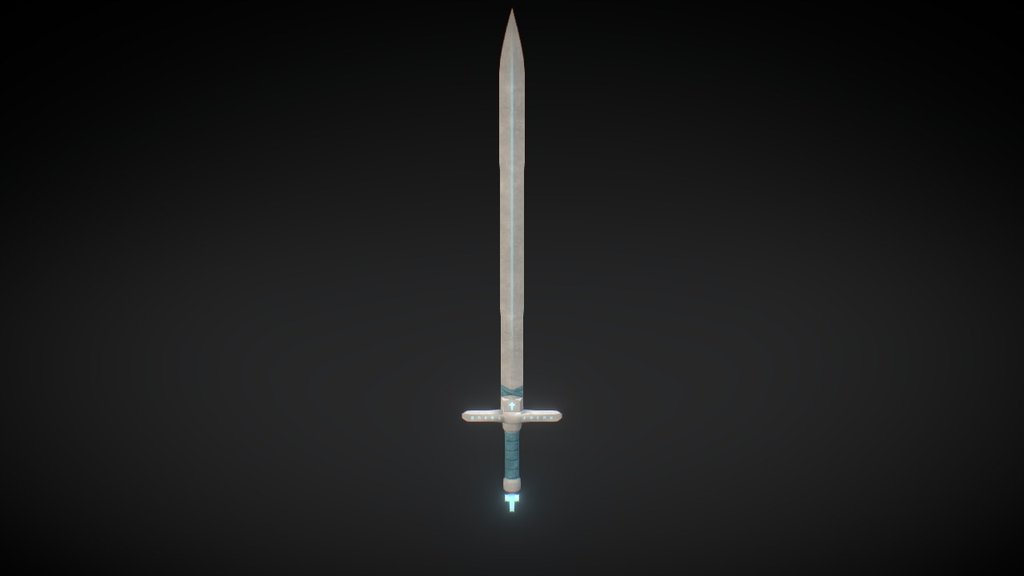 Holy Paladin Sword - 3D model by Connor Gandy (@connorgandy) [ec77022 ...