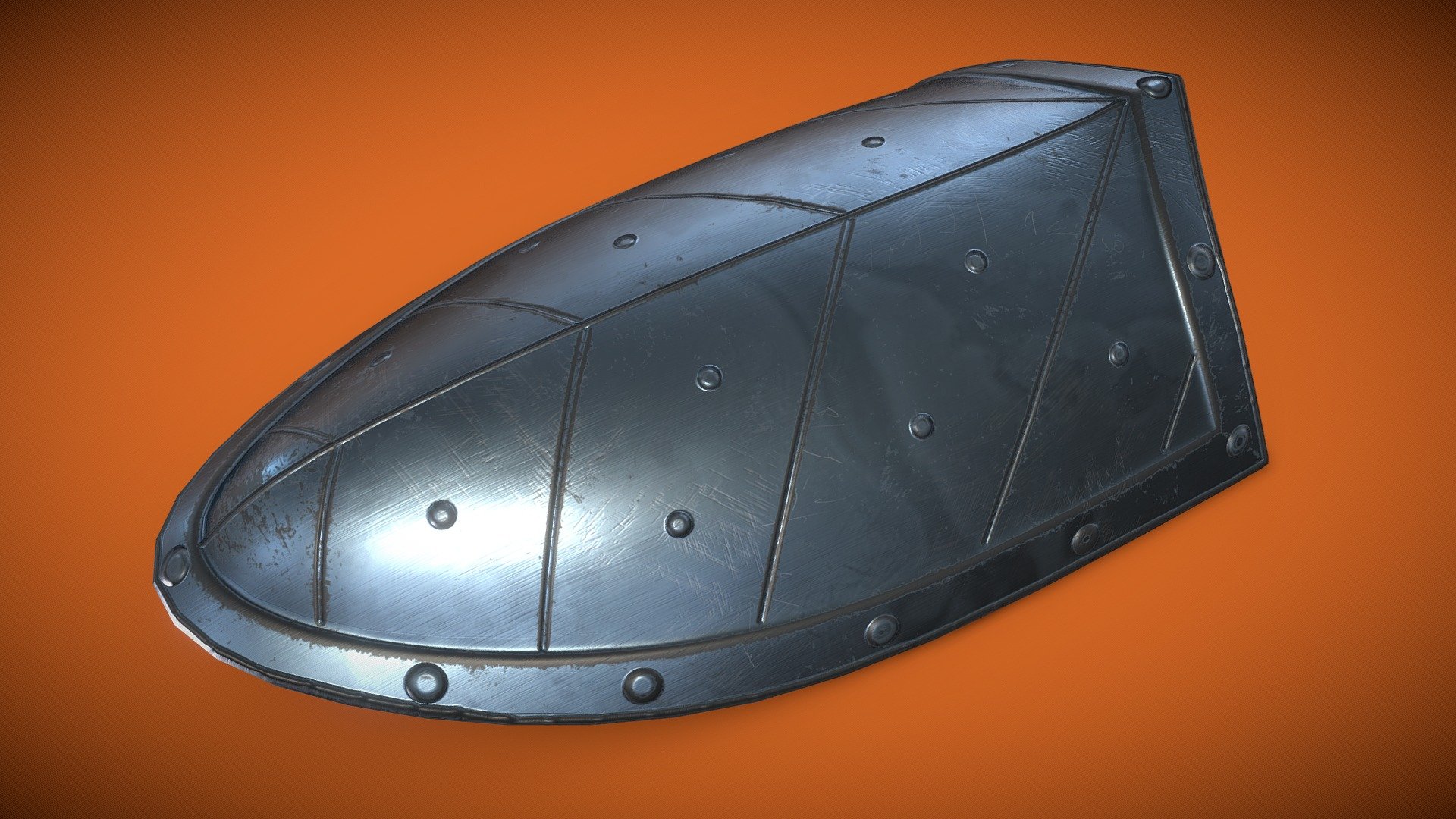 Battle worn shield of kings guard - Download Free 3D model by Kitbash3D ...
