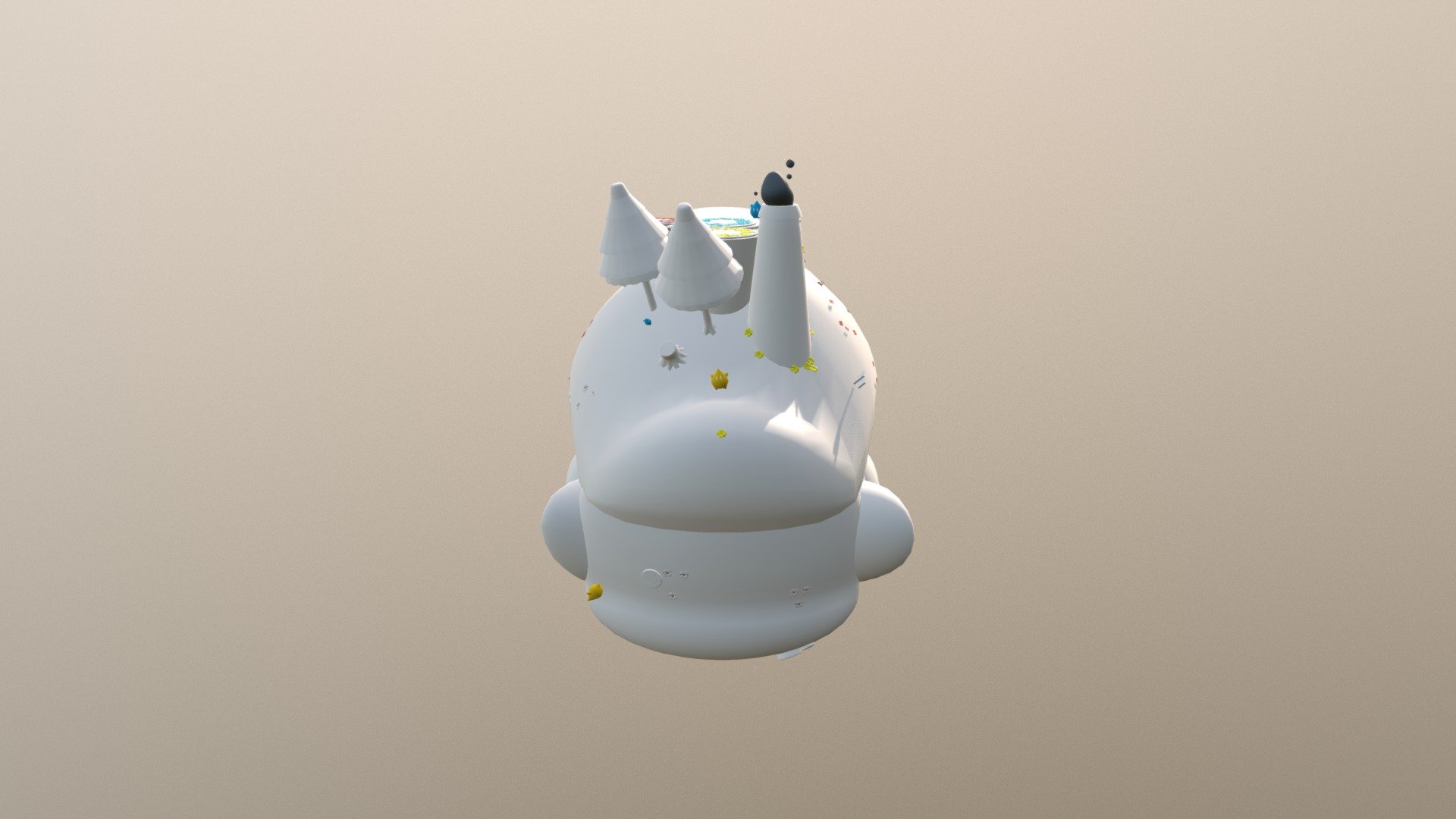 Starship Mario Diorama - 3D model by Oscar Angarita (@OscarAngarita ...