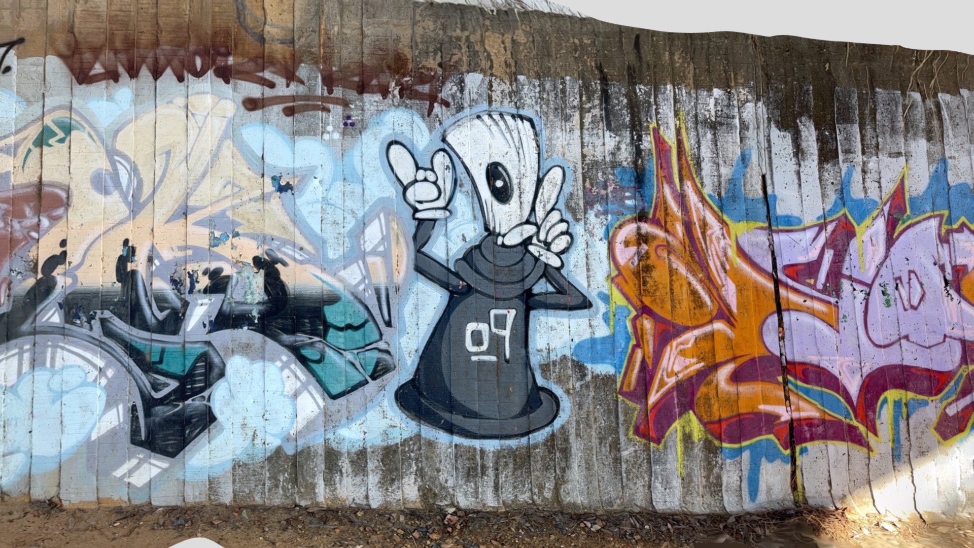 Graffiti wall North v1 - Download Free 3D model by APPF ANU (@APPF-ANU ...