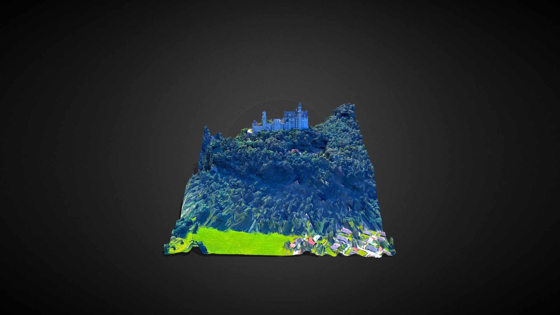 Neuschwanstein-castle - 3D model by saarikorpi (@saarikor) [ec805eb ...