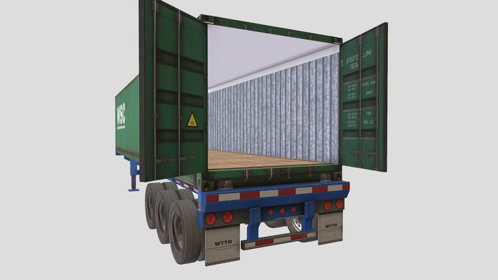 Semi-truck 3D models - Sketchfab