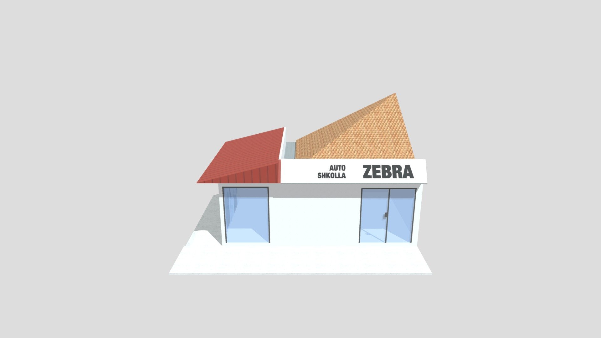 Driving School Zebra - 3D model by zebra.skola [ec82155] - Sketchfab